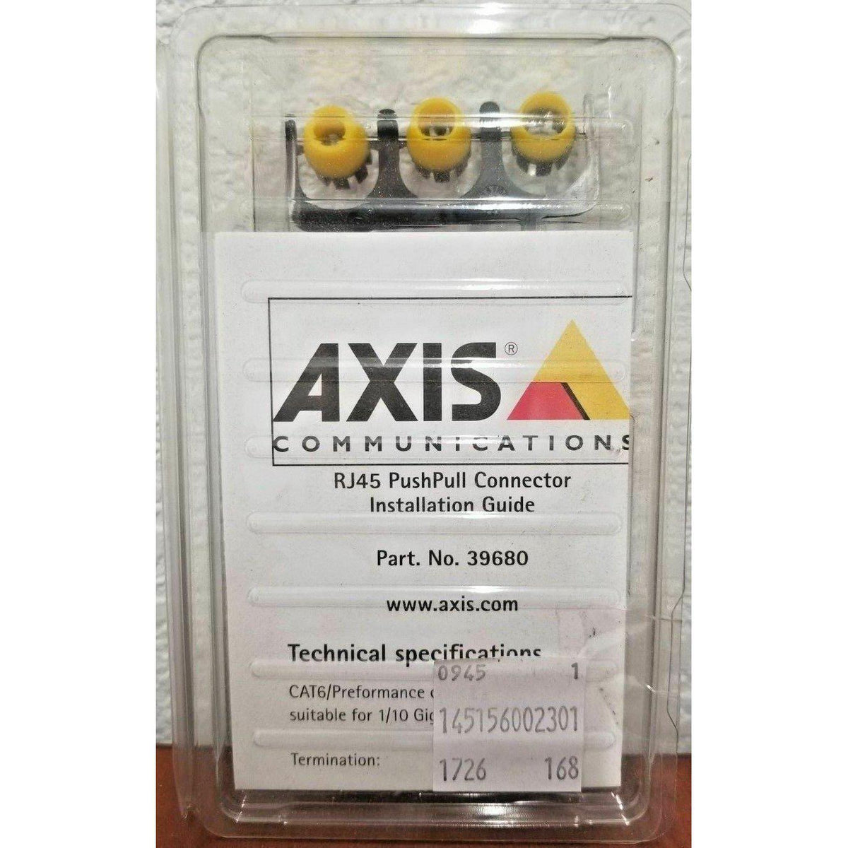 Axis 39680 RJ45 PushPull Connectors kit | FoxTI