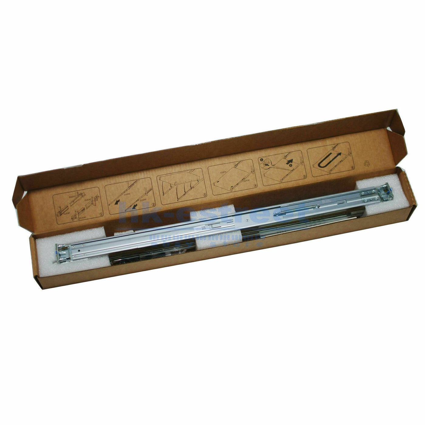 Dell Poweredge R320 R420 R430 R620 R630 R640 1U Sliding Ready Rails II ...