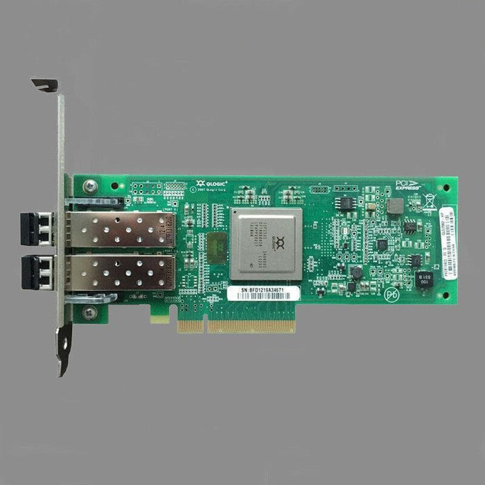 HP AJ764A QLE2562-HP 489191-001 8GB DUAL PORT PCI-e FC HOST BUS HBA 58 ...