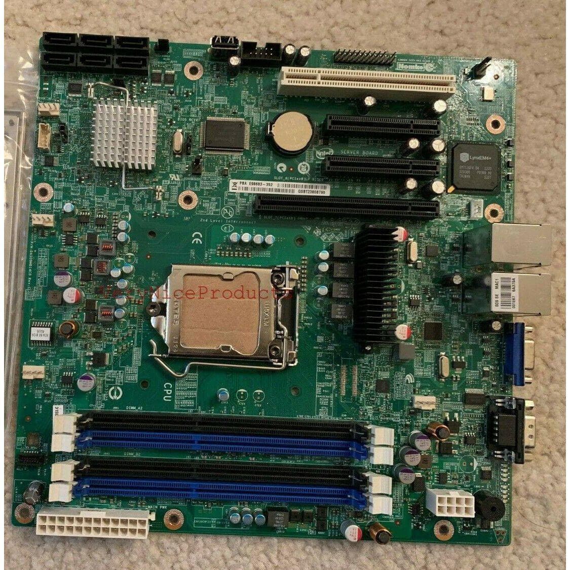 Intel Server Board S1200BTS PBA E98683-352 mATX LGA1155 DDR3 ECC w/o I ...
