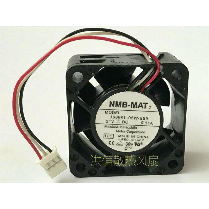 Original NMB Fan 1608KL-05W-B59 DC 24V 0.11A 3 Pin 4020 4CM Inverter | FoxTI
