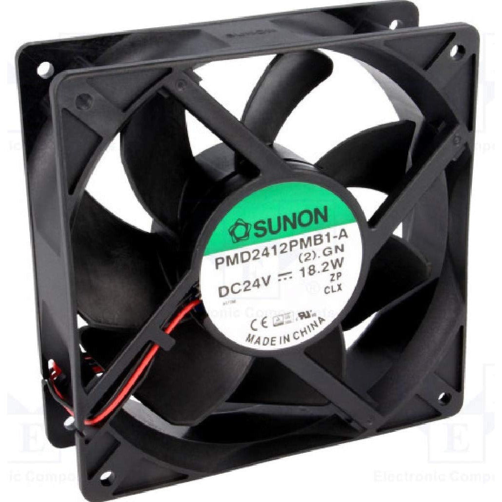 Sunon PMD2412PMB1-A(2).GN Tubeaxial Fan, 24VDC Square, 120mm L x 120mm ...